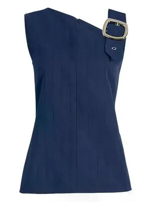 Proenza Schouler Asymmetric-neckline Buckle Top