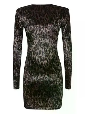 Fiorucci Velvet Leopard-print Dress