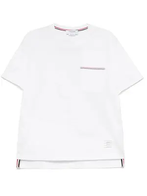 Thom Browne Rwb-stripe Jersey T-shirt