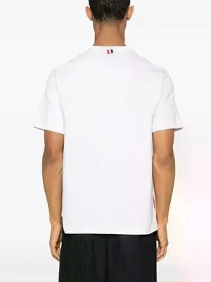 Thom Browne Rwb-stripe Jersey T-shirt
