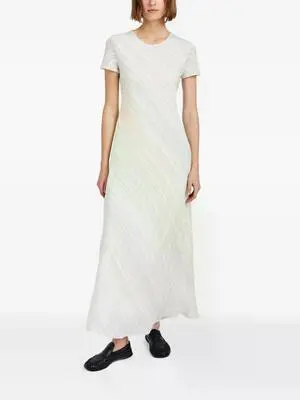 Proenza Schouler White Label Joss Stripe Woven Maxi Dress - White