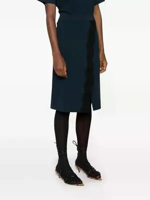 Stella McCartney Lace-insert Midi Skirt