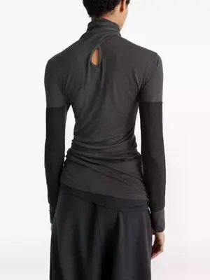 LEMAIRE Long-sleeve Top With Neck-tie Detail