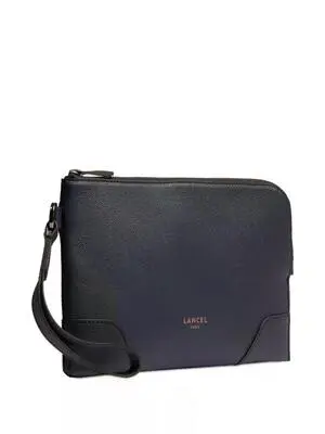 LANCEL Leather Zip-fastening Clutch - Blue