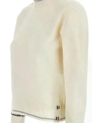 Thom Browne Fairisle Pointelle-knit Wool Sweater