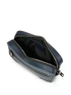 LANCEL Leather Messenger Bag - Blue