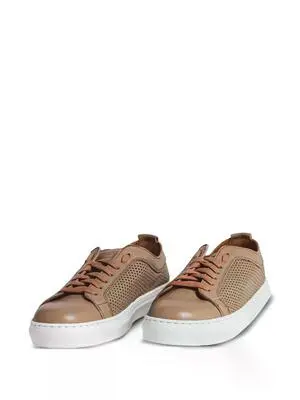 CALCE Perforated Leather Sneakers