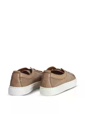CALCE Perforated Leather Sneakers
