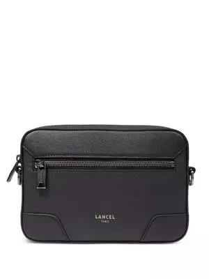 LANCEL Zip-fastening Leather Messenger Bag - Black