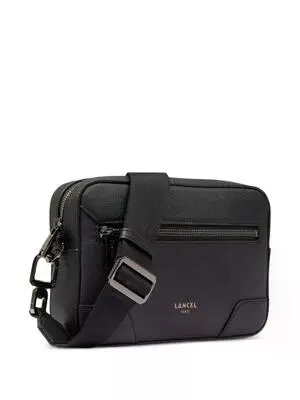 LANCEL Zip-fastening Leather Messenger Bag - Black
