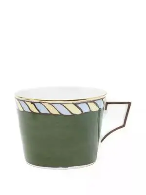 GINORI 1735 Stripe-pattern Coffee Set