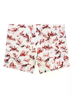 Ksubi Board-print Drawstring Shorts