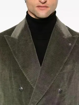 Tagliatore Double-breasted Corduroy Blazer