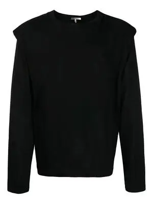MARANT Padded-shoulder Cotton Sweatshirt