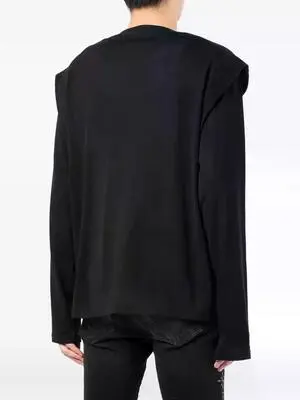 MARANT Padded-shoulder Cotton Sweatshirt