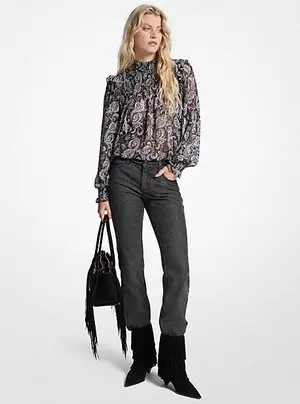 Michael Kors Paisley Blouses