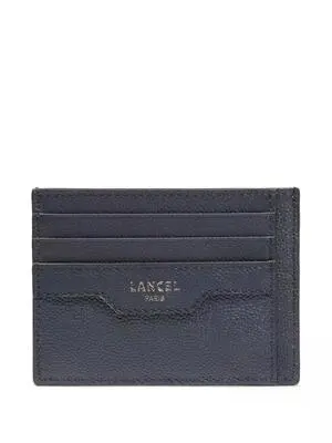 LANCEL Leather Card Holder - Blue