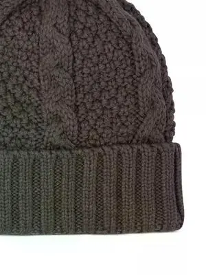 RAKKI Cable-knit Beanie - Grey