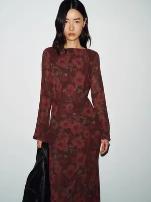 REFORMATION Esra Maxi Dress - Red