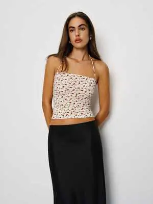 REFORMATION Joni Knit Top - Ivory