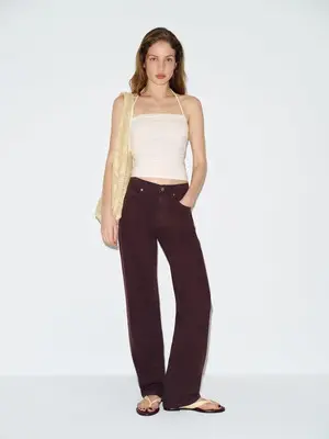 REFORMATION Joni Knit Top - Ivory