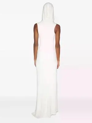MUGLER Hooded Maxi Dress