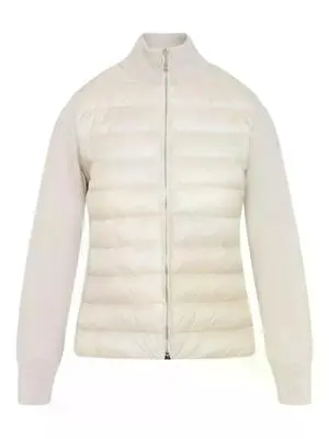 Moncler Quilted Knit-panel Jacket