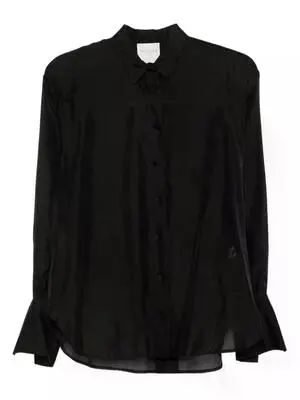 FORTE_FORTE Sheer Panel Shirt