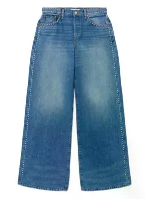 RE/DONE Minerva Stud-embellished Jeans