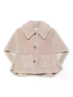 Max Mara Teddy Button-up Cape