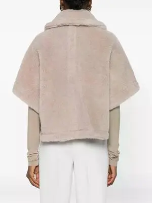 Max Mara Teddy Button-up Cape
