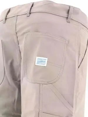 ANDBLUE Cotton-blend Trousers - Neutrals