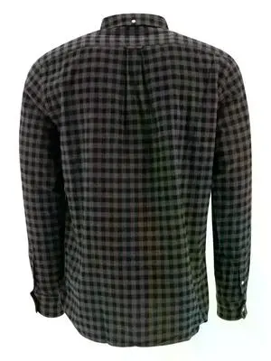 BEAMS Gingham-check Cotton Shirt - Grey