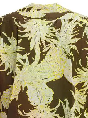 SUN SURF Pineapple-print Short-sleeve Shirt
