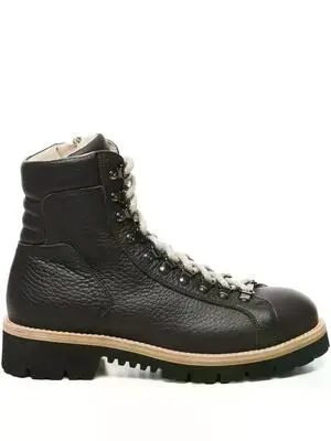 Eleventy Criss-cross Boots For Men