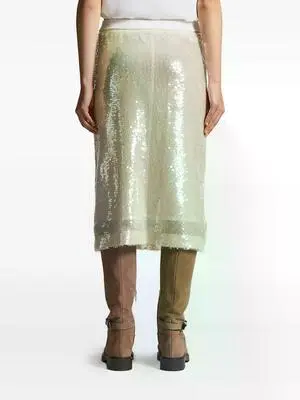 Peserico Sequin-embellished Midi Skirt