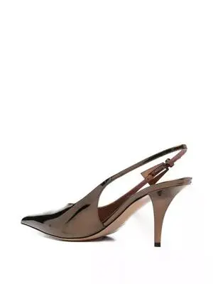 Paris Texas Pointed-toe Slingback Pumps