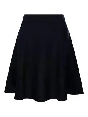 Max Mara Flared A-line Skirt - Blue