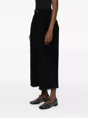 UMA WANG Pleated Wide Leg Trousers