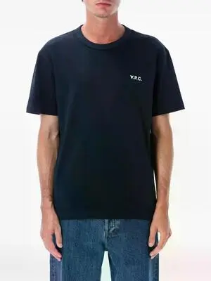 A.p.c. Logo-print T-shirt - Blue