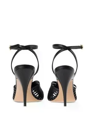 FERRAGAMO 95mm Gancini Stiletto-heel Sandals - Black