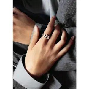 SPINELLI KILCOLLIN Three-link Ring - Silver