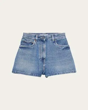 Prada Mid Rise Shorts For Women
