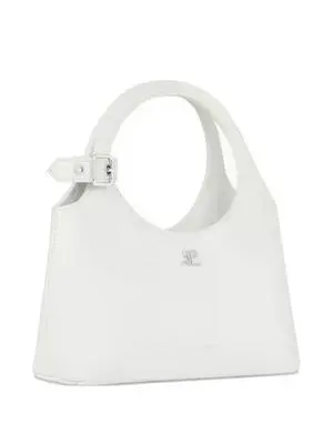 COURREGES Mini Holy Leather Shoulder Bag