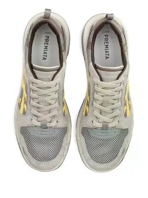 Premiata Drake Mesh-panel Sneakers - Grey