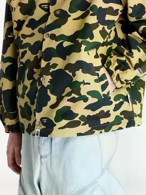 A BATHING APE Logo-print Camouflage Jacket