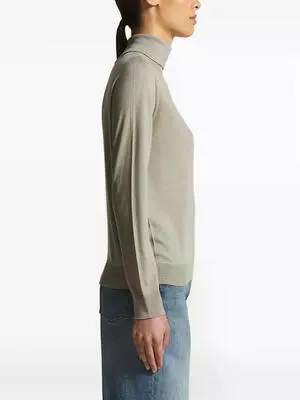 Peserico Zip-detail Turtleneck Sweater