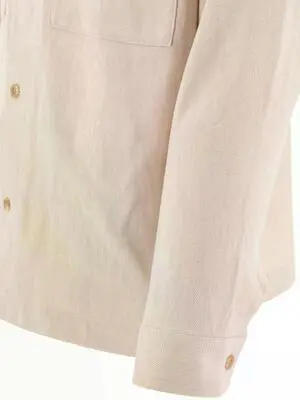 Vince Herringbone Cotton-linen Shirt