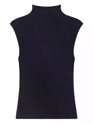 A.L.C. Sleeveless Mock-neck Top