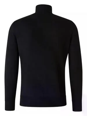 Canali High-neck Sweater - Black